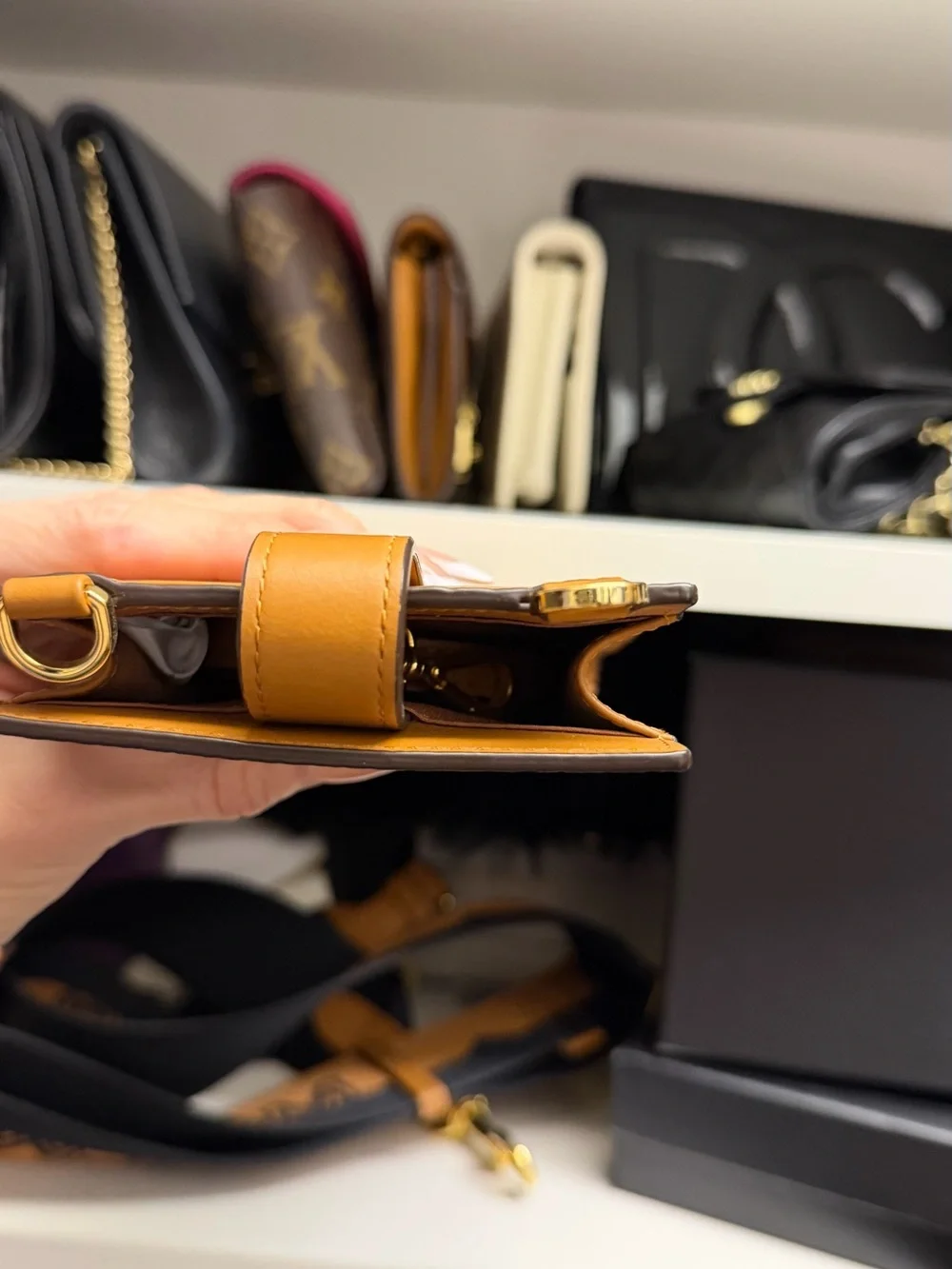 MCM | Bags | Mcm Crossbody Phone Card Case In Visetos Original With ...